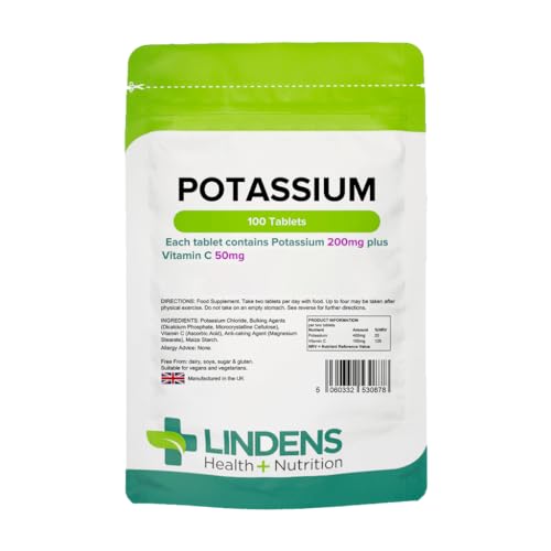 potassium 200mg for muscle cramp relief