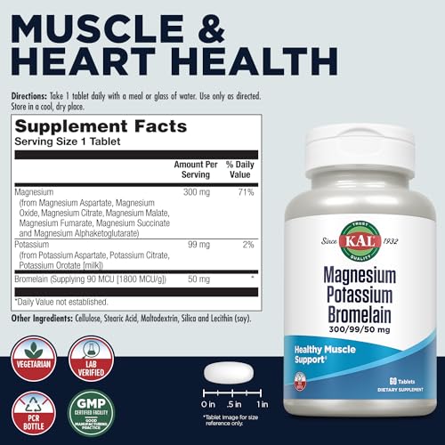 potassium and bromelain for muscle recovery