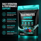 Potassium and magnesium electrolyte gummies