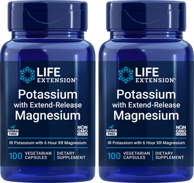Potassium and magnesium supplement capsules