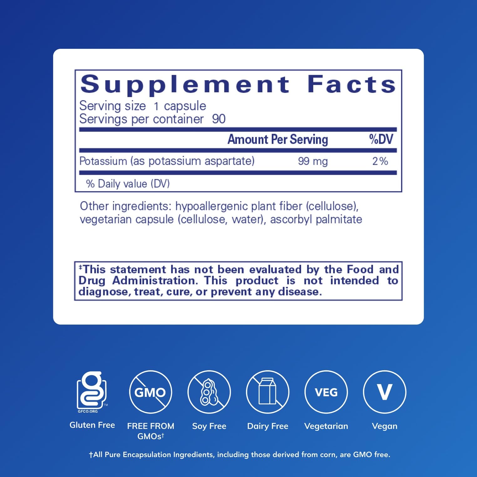 Potassium aspartate for muscle function