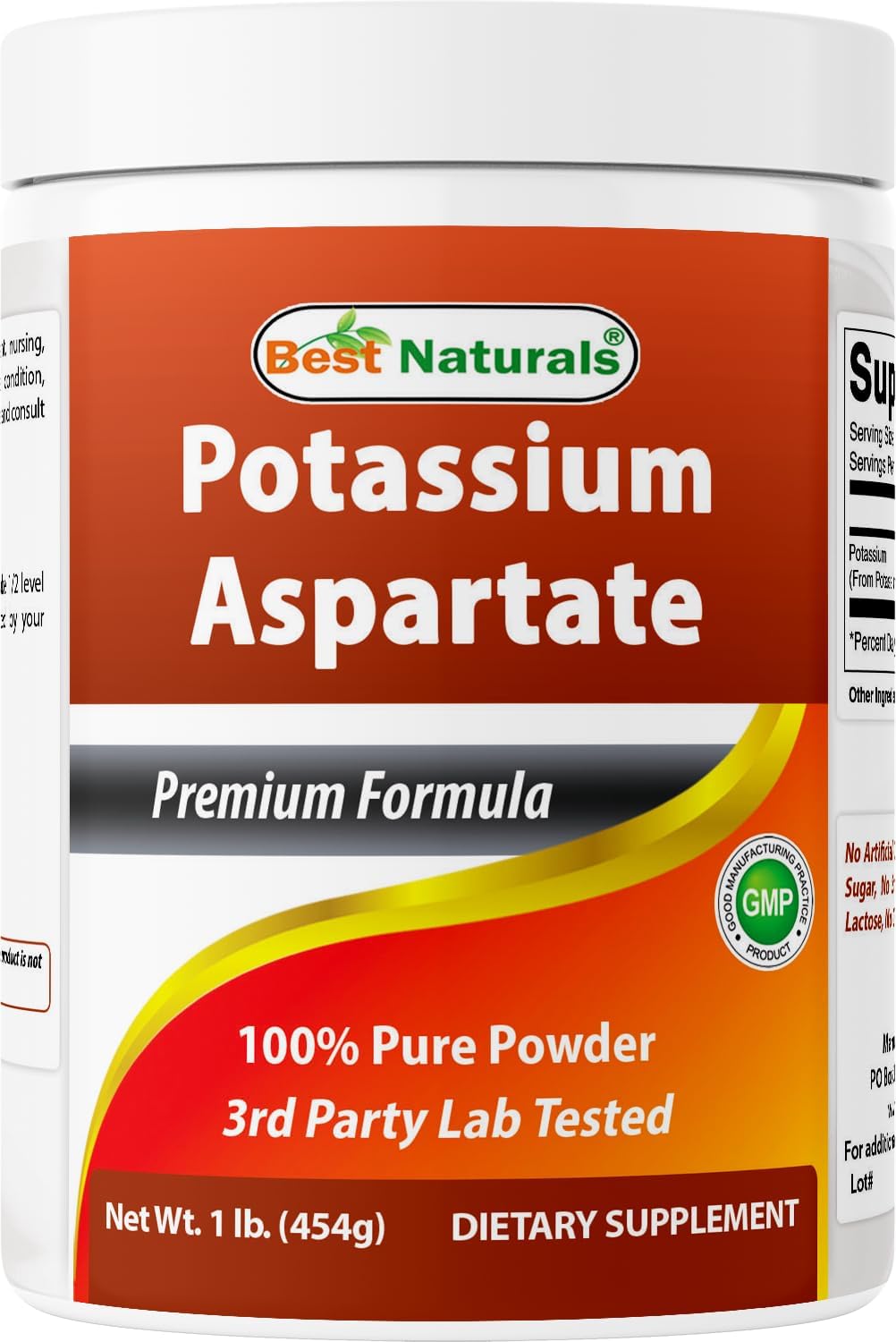 potassium aspartate pure powder supplement