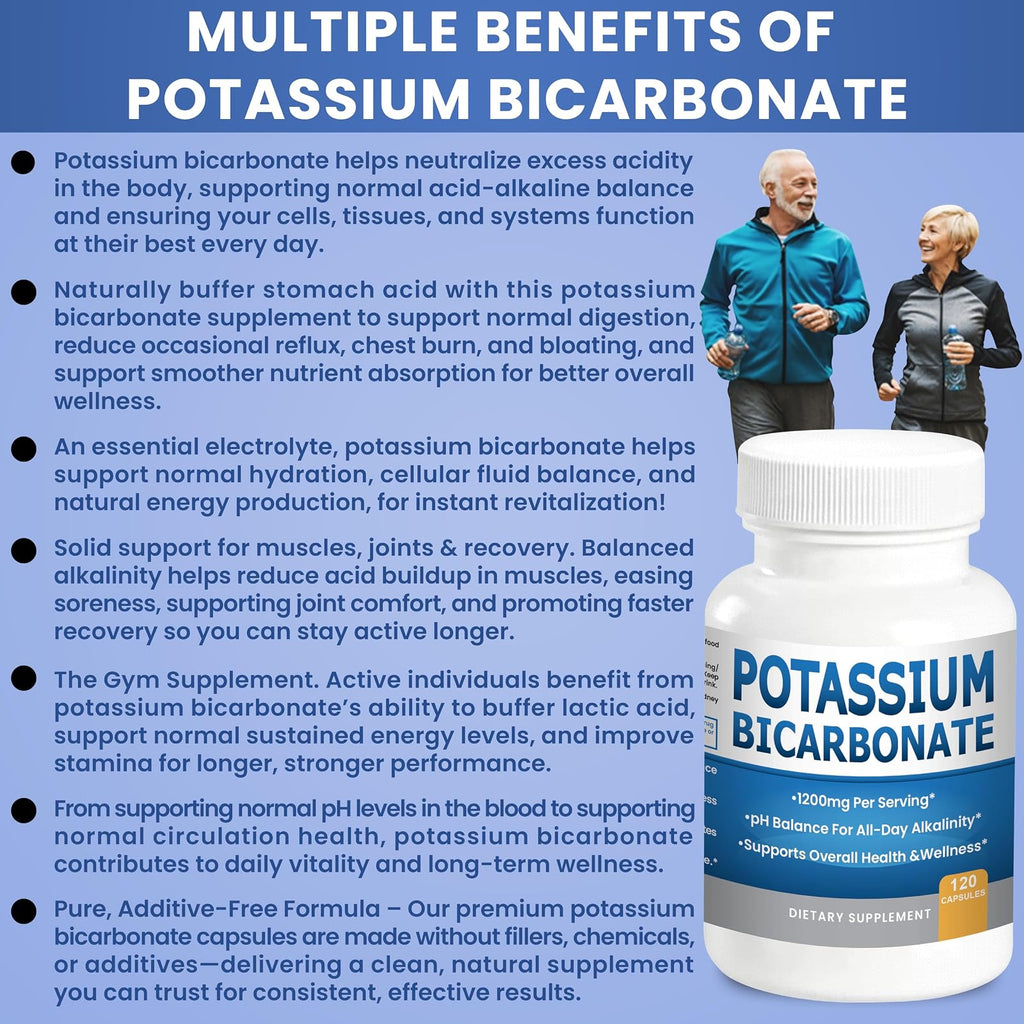 potassium bicarbonate for electrolyte balance
