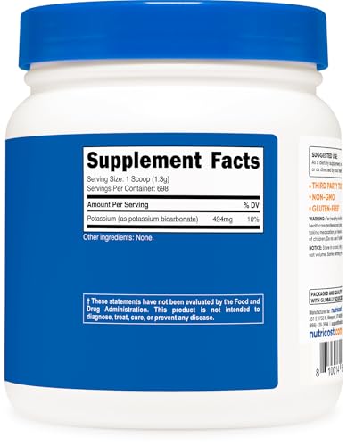 potassium bicarbonate for healthy metabolism
