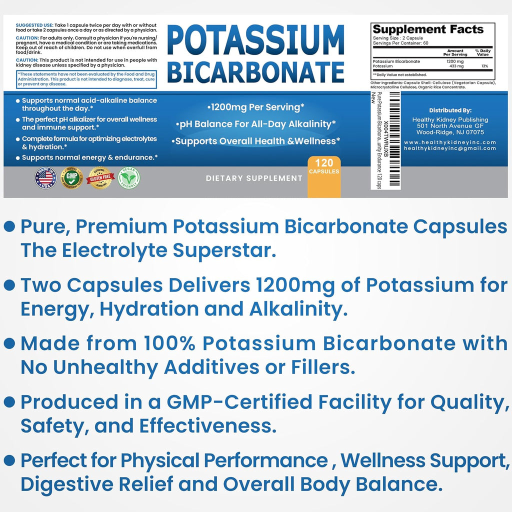 potassium bicarbonate for muscle health
