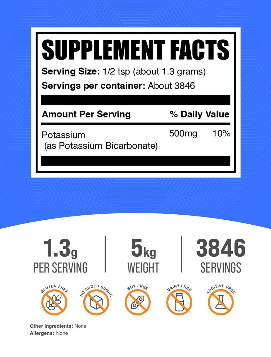 Potassium bicarbonate for muscle recovery