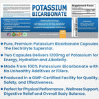 Potassium bicarbonate for muscle support