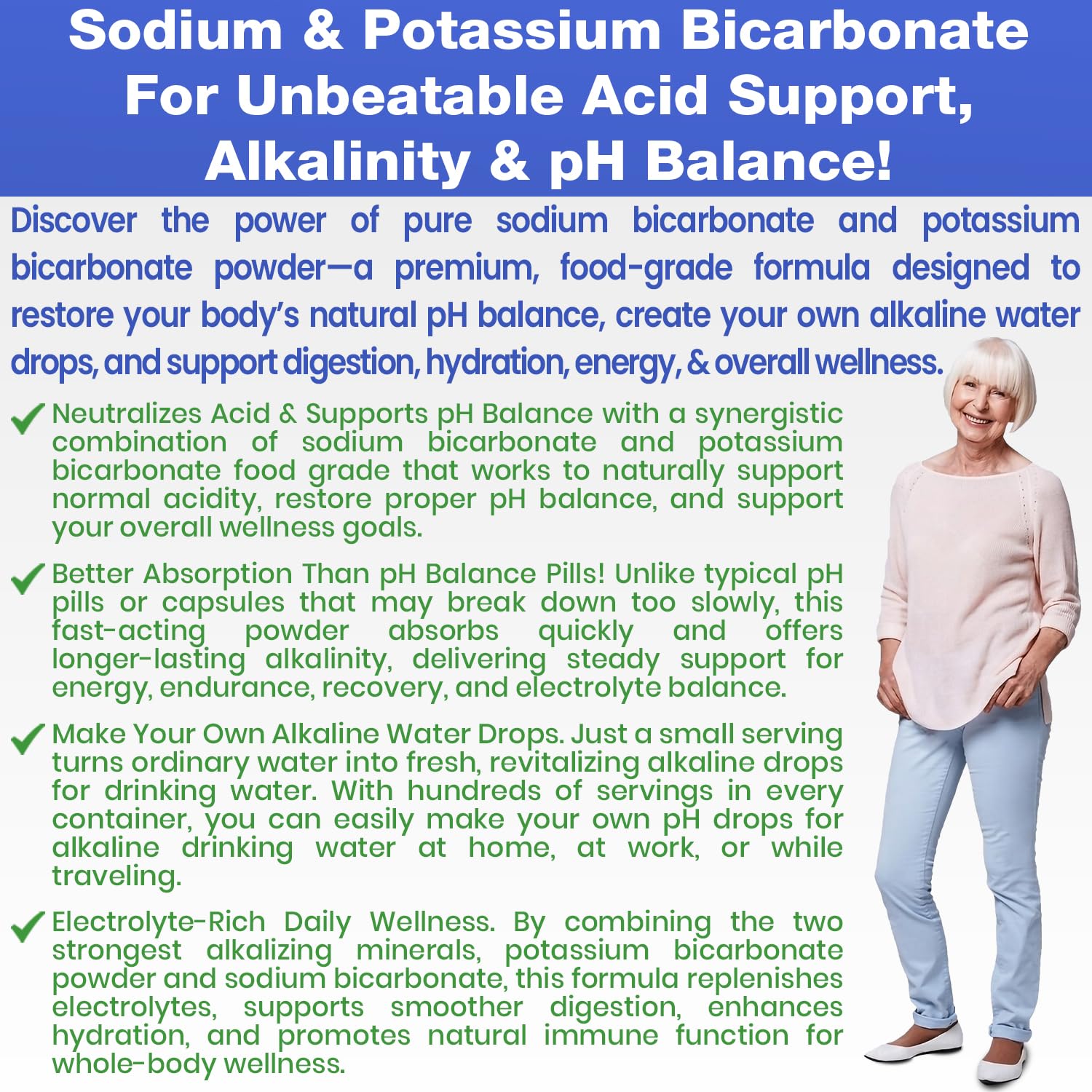 potassium bicarbonate powder for energy