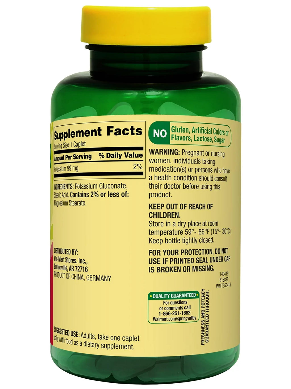 potassium caplets for daily wellness