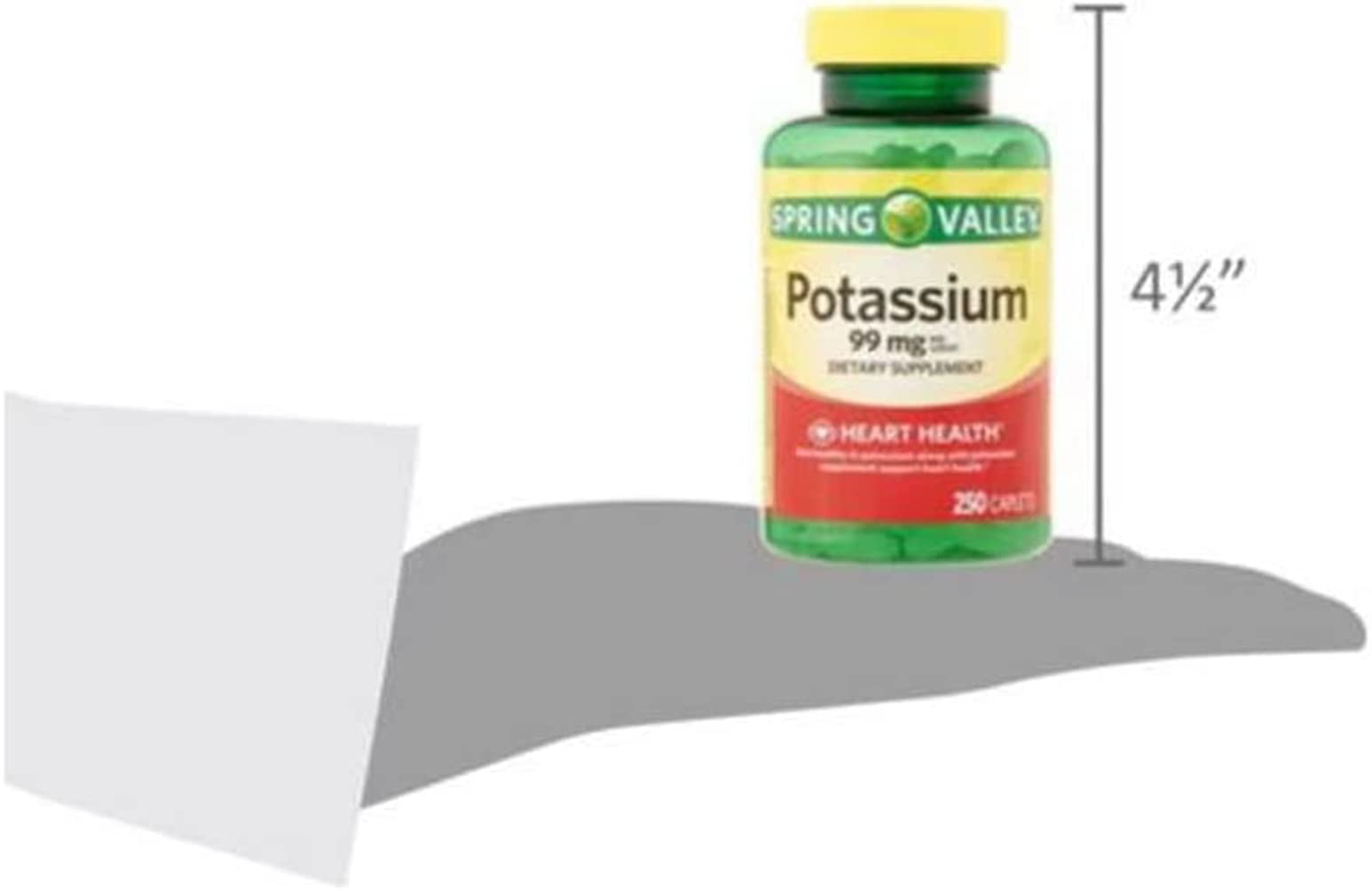 potassium caplets for heart health support