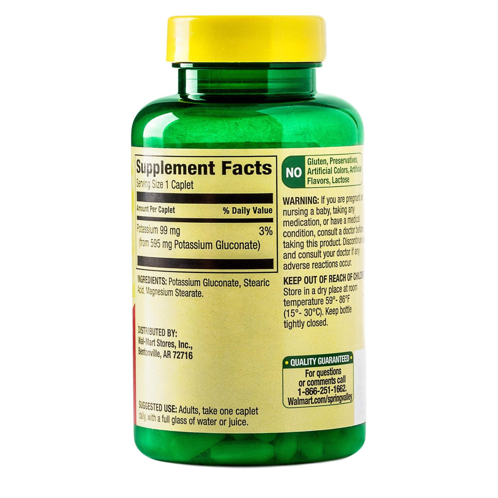 potassium caplets for nerve function