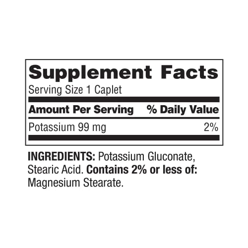 potassium caplets to support nerve function