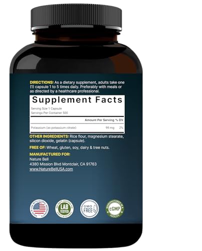 potassium capsules for better nutrition