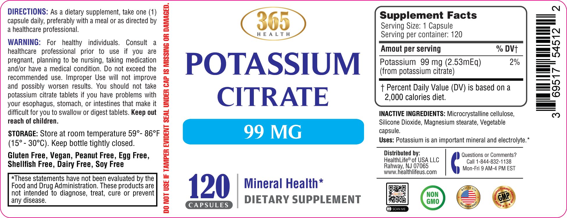 potassium capsules for daily wellness
