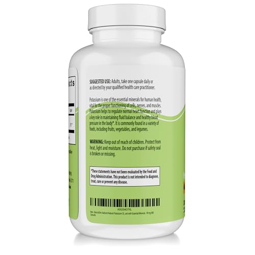 Potassium capsules for improved hydration