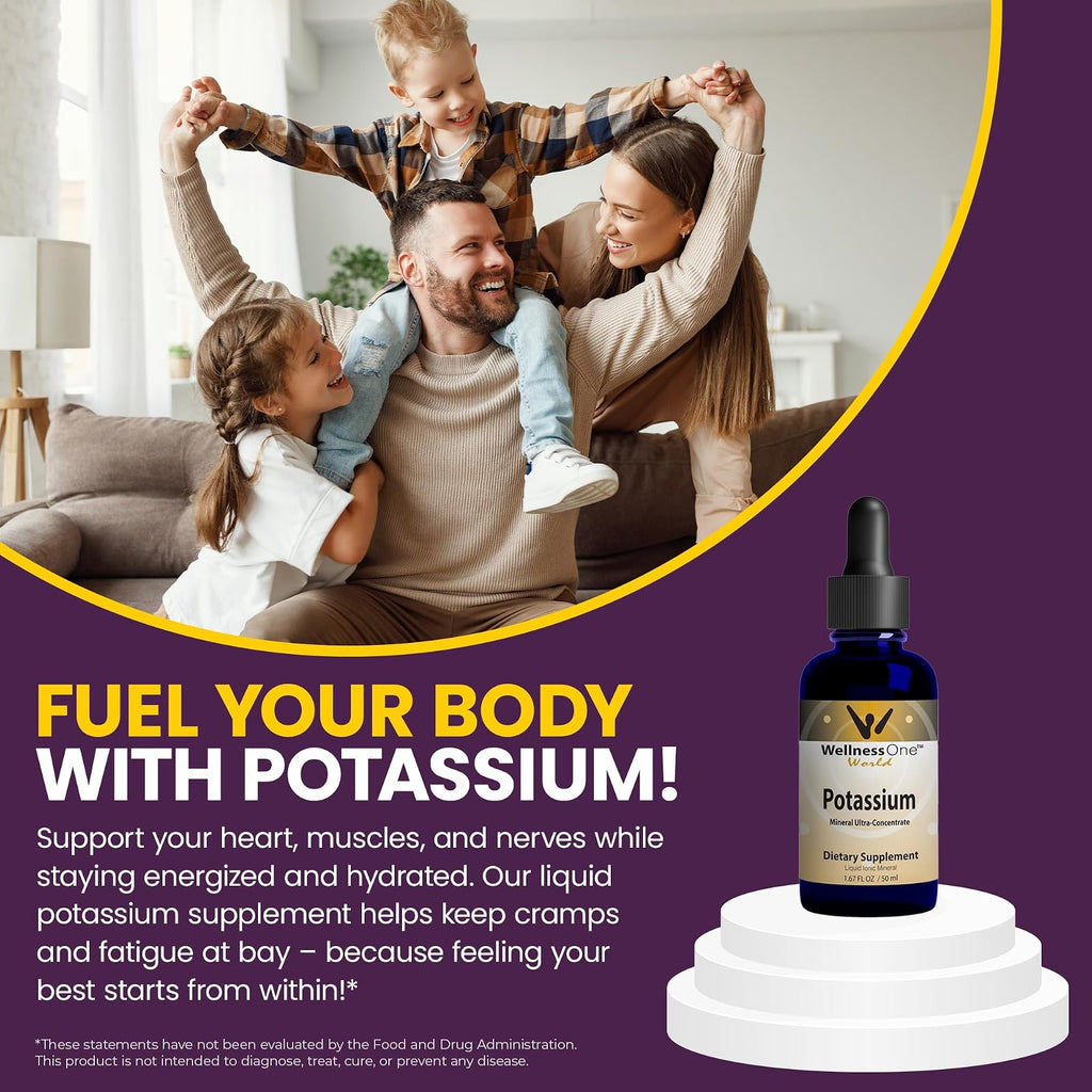 Potassium chloride for hydration balance