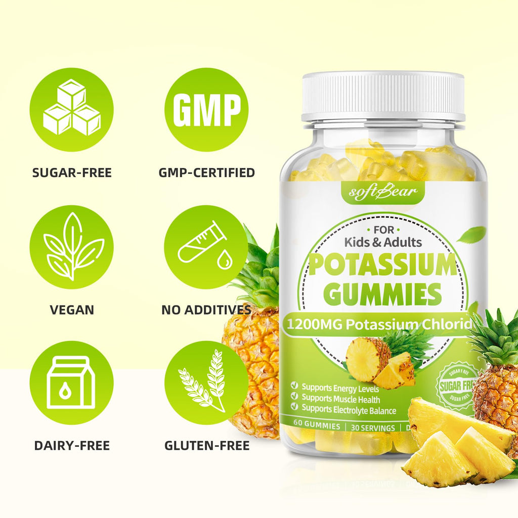 potassium chloride gummies for improved energy