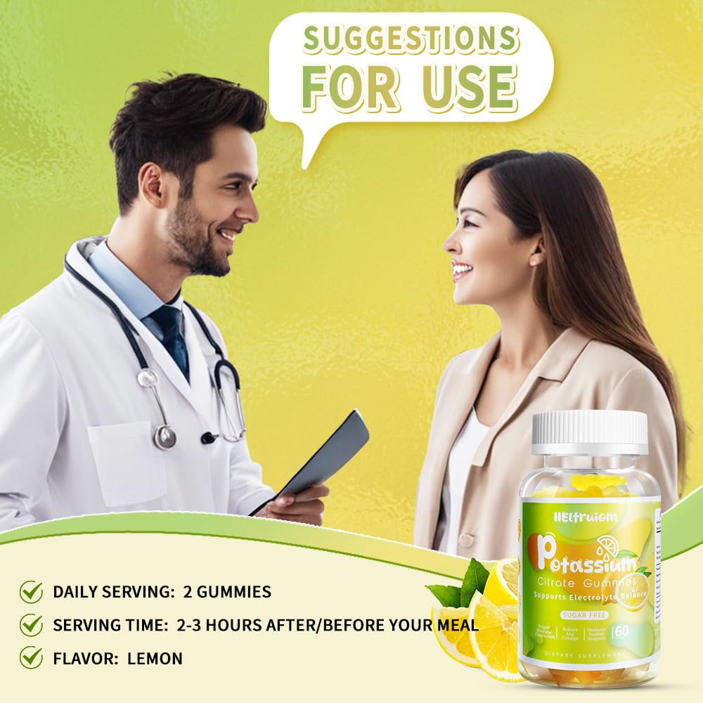 Potassium citrate for better hydration support