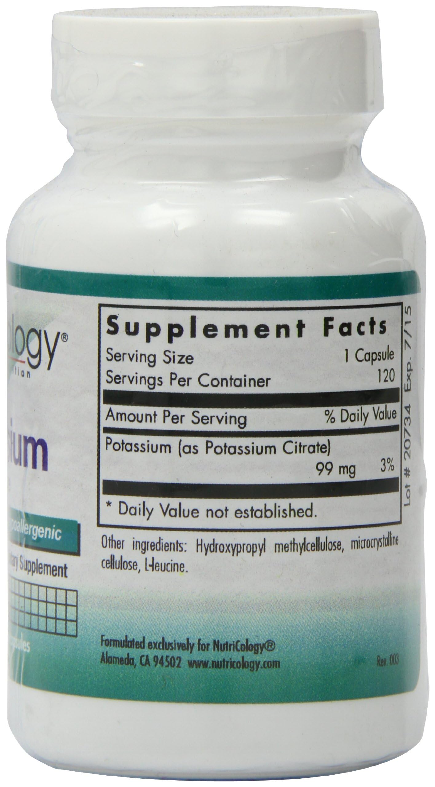 Potassium citrate for better recovery