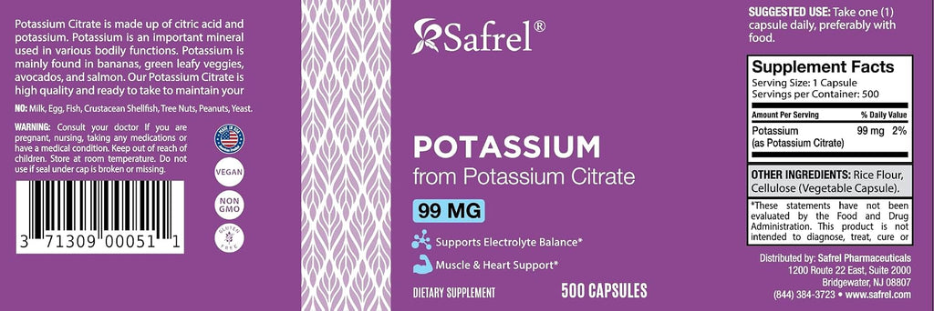 potassium citrate for electrolyte balance