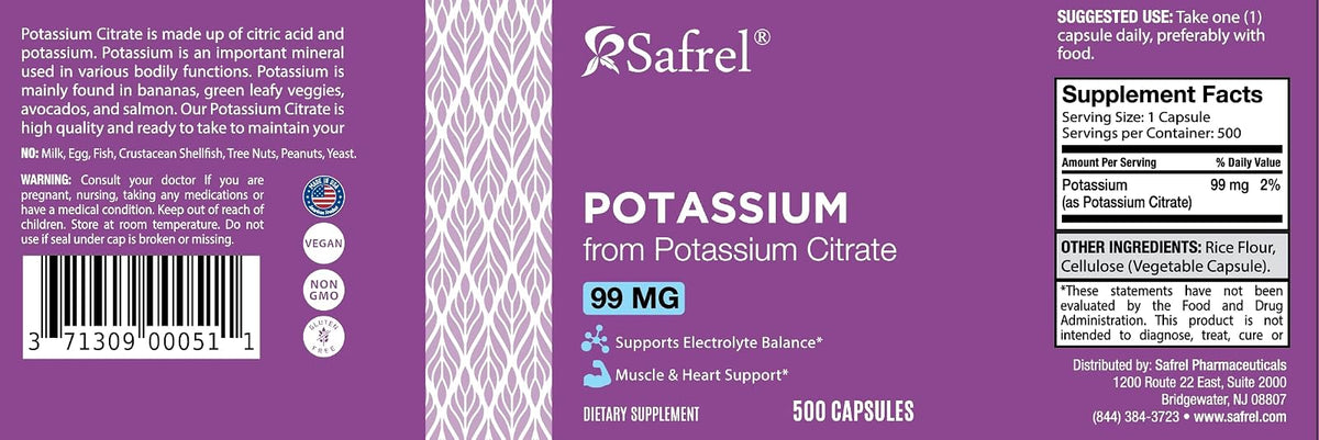 potassium citrate for electrolyte balance