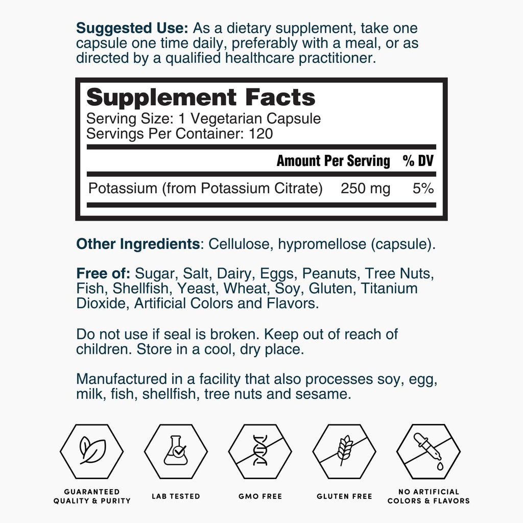 potassium citrate for electrolyte balance