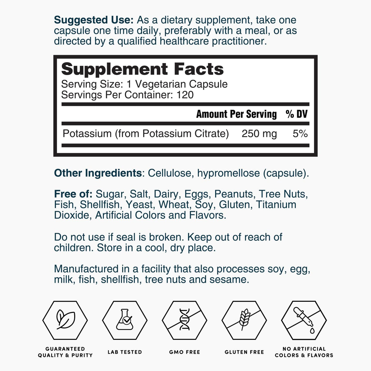 potassium citrate for electrolyte balance