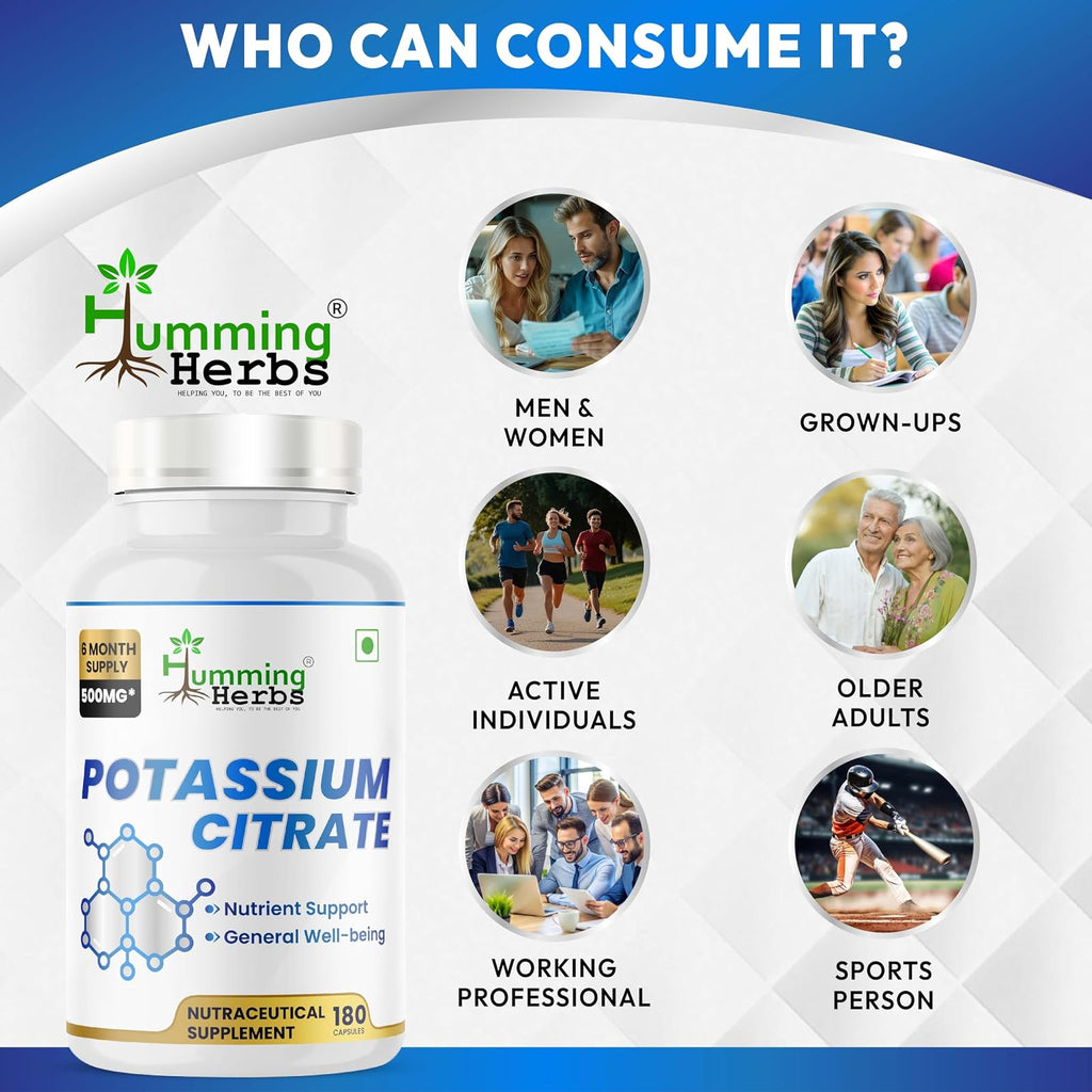 Potassium citrate for heart health