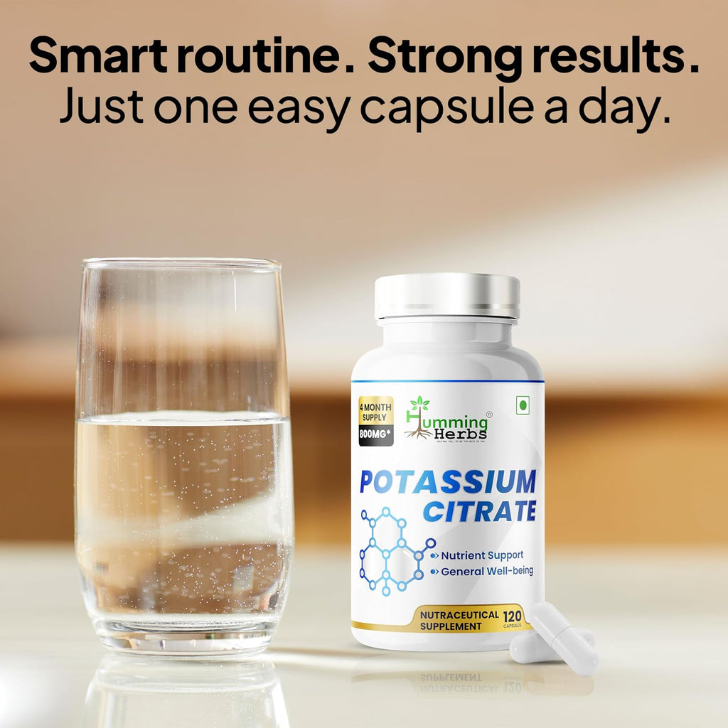 Potassium citrate for muscle function