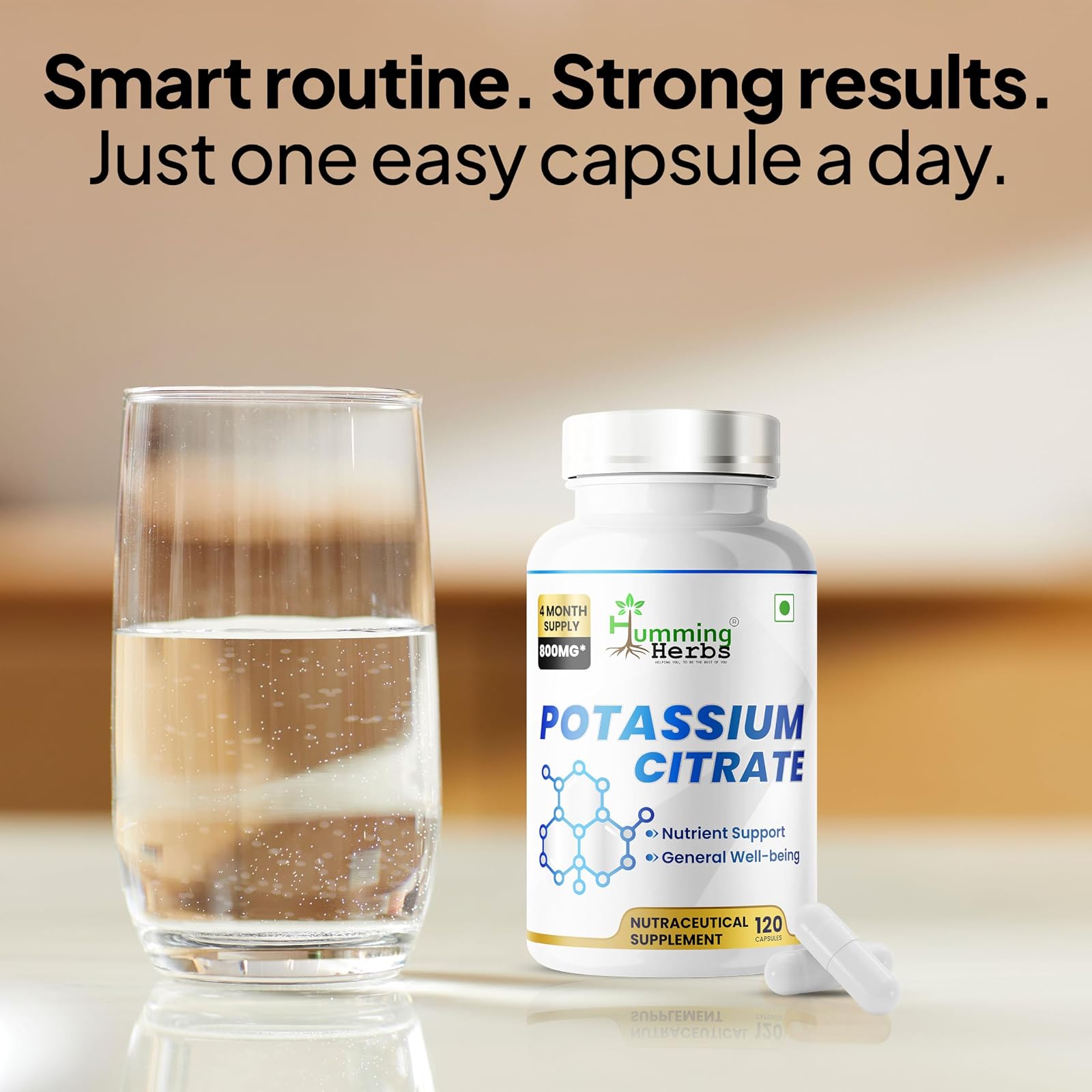 Potassium citrate for muscle function