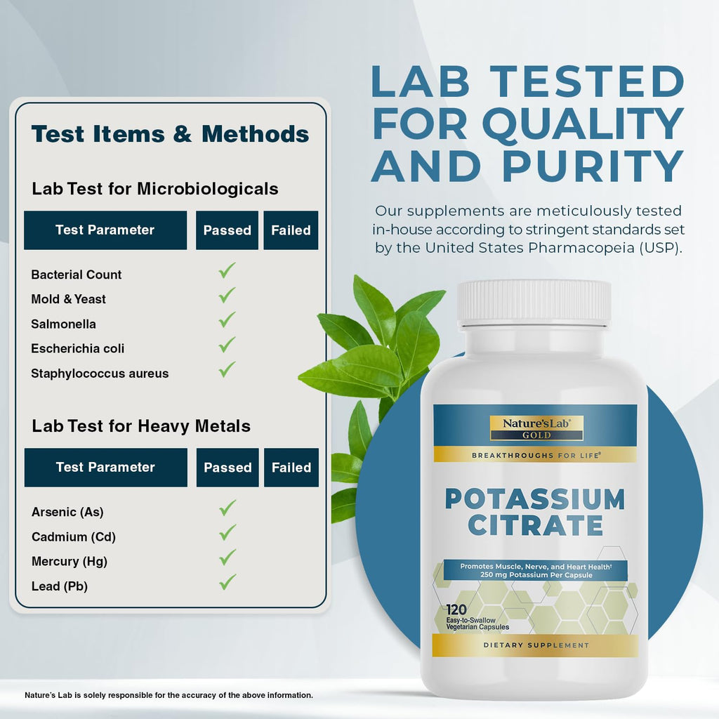 potassium citrate for muscle function
