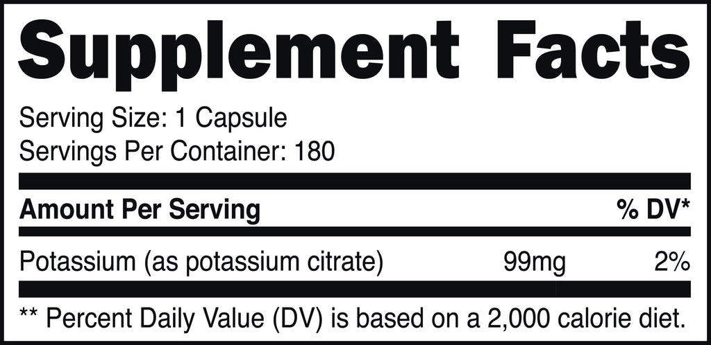potassium citrate for muscle health