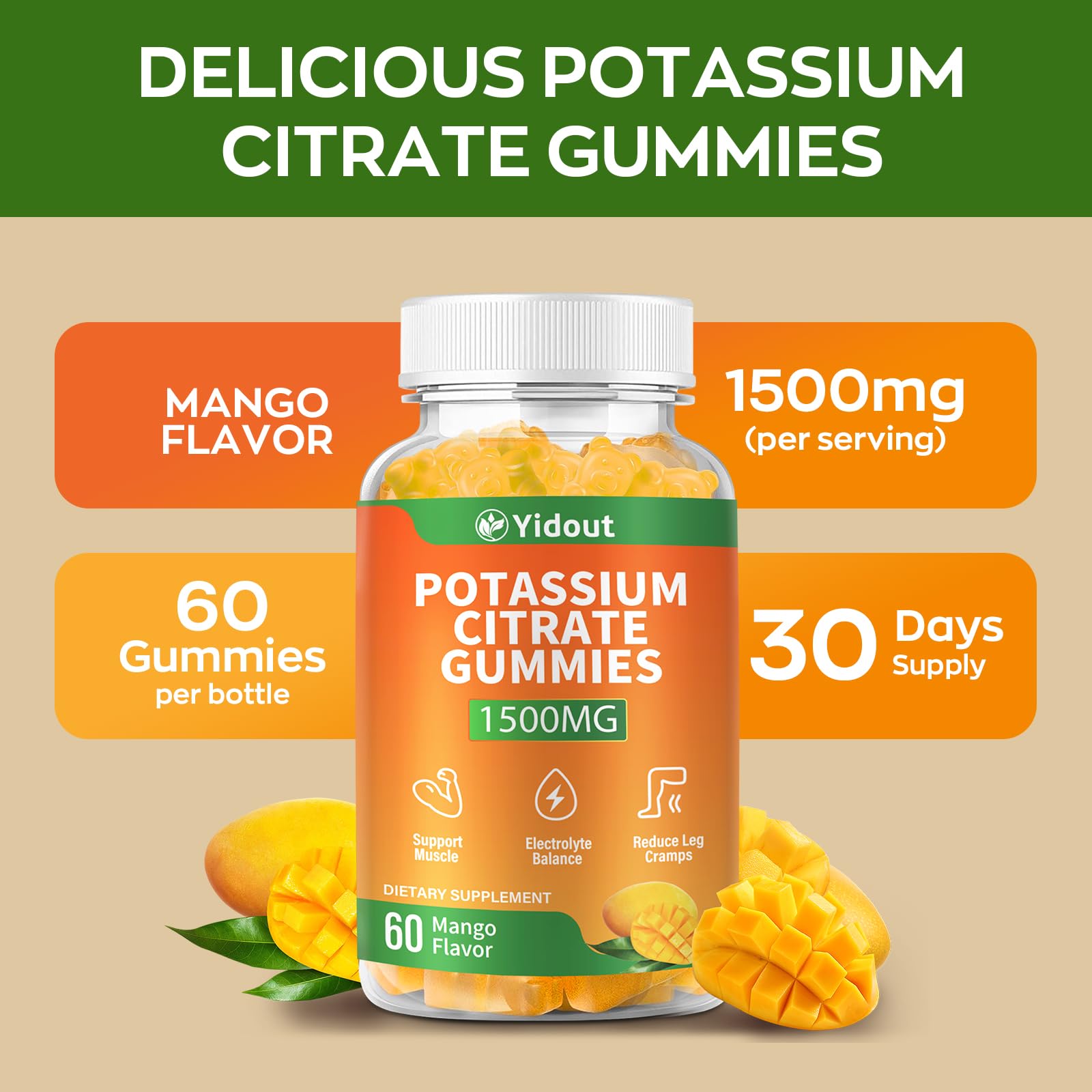 potassium citrate for muscle support