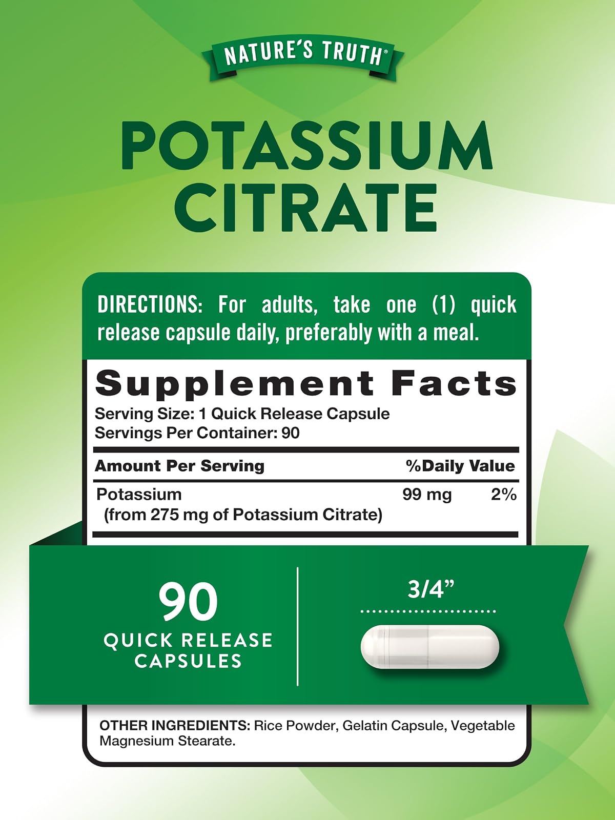 Potassium citrate for muscle support