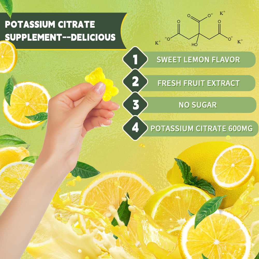 Potassium citrate for optimal electrolyte balance