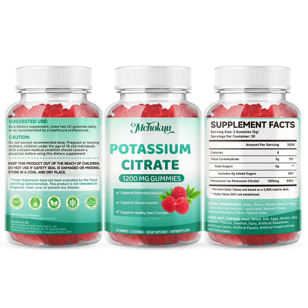 potassium citrate gummies for daily wellness