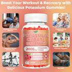 Potassium citrate gummies for electrolyte balance