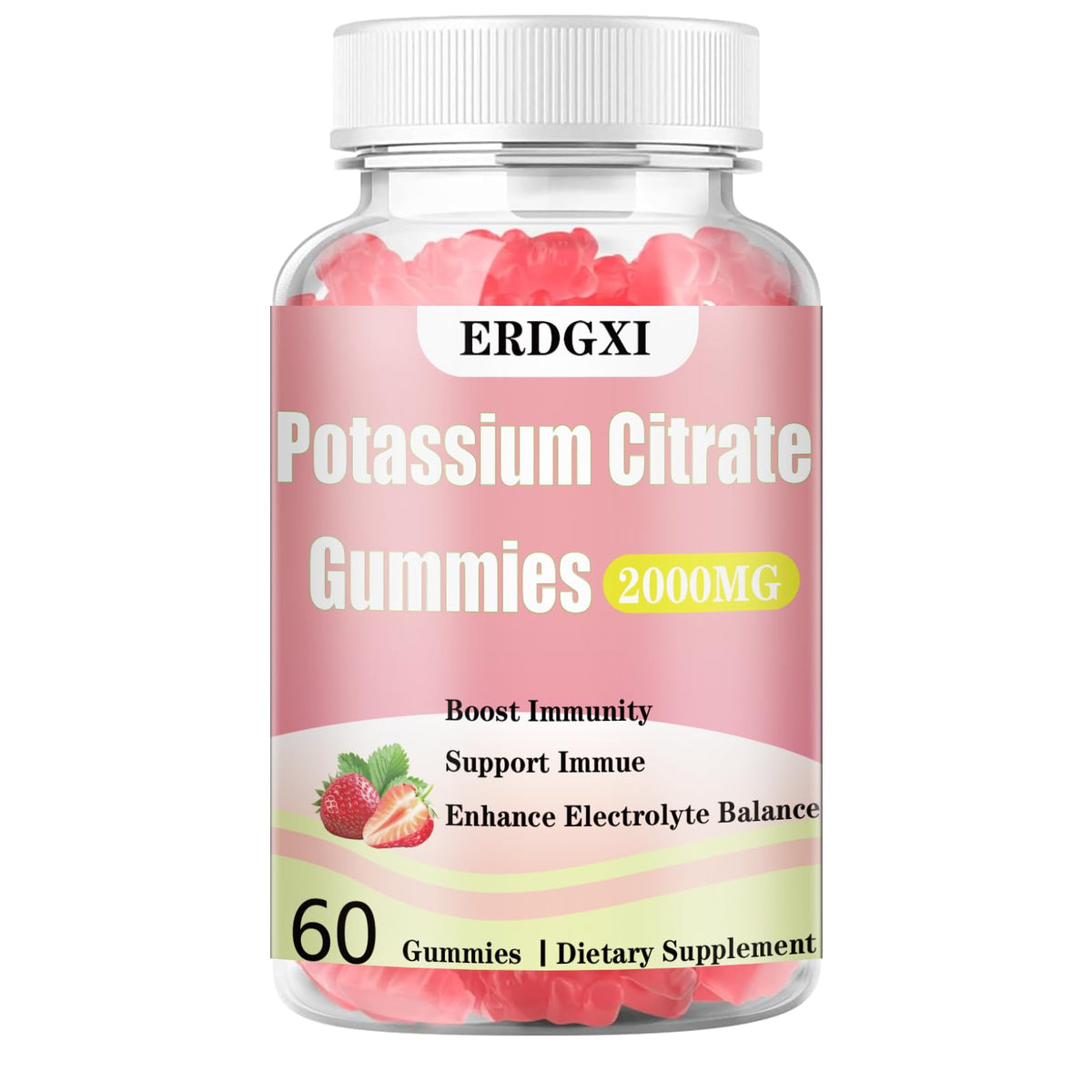Potassium Citrate gummies for energy