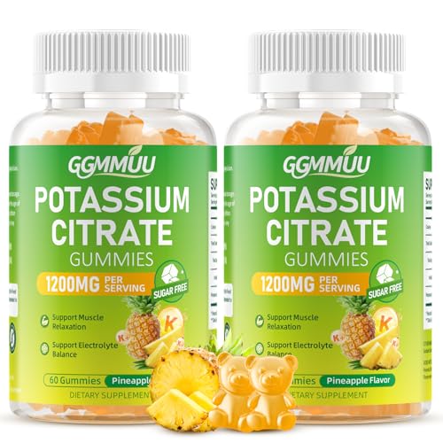 Potassium citrate gummies for energy