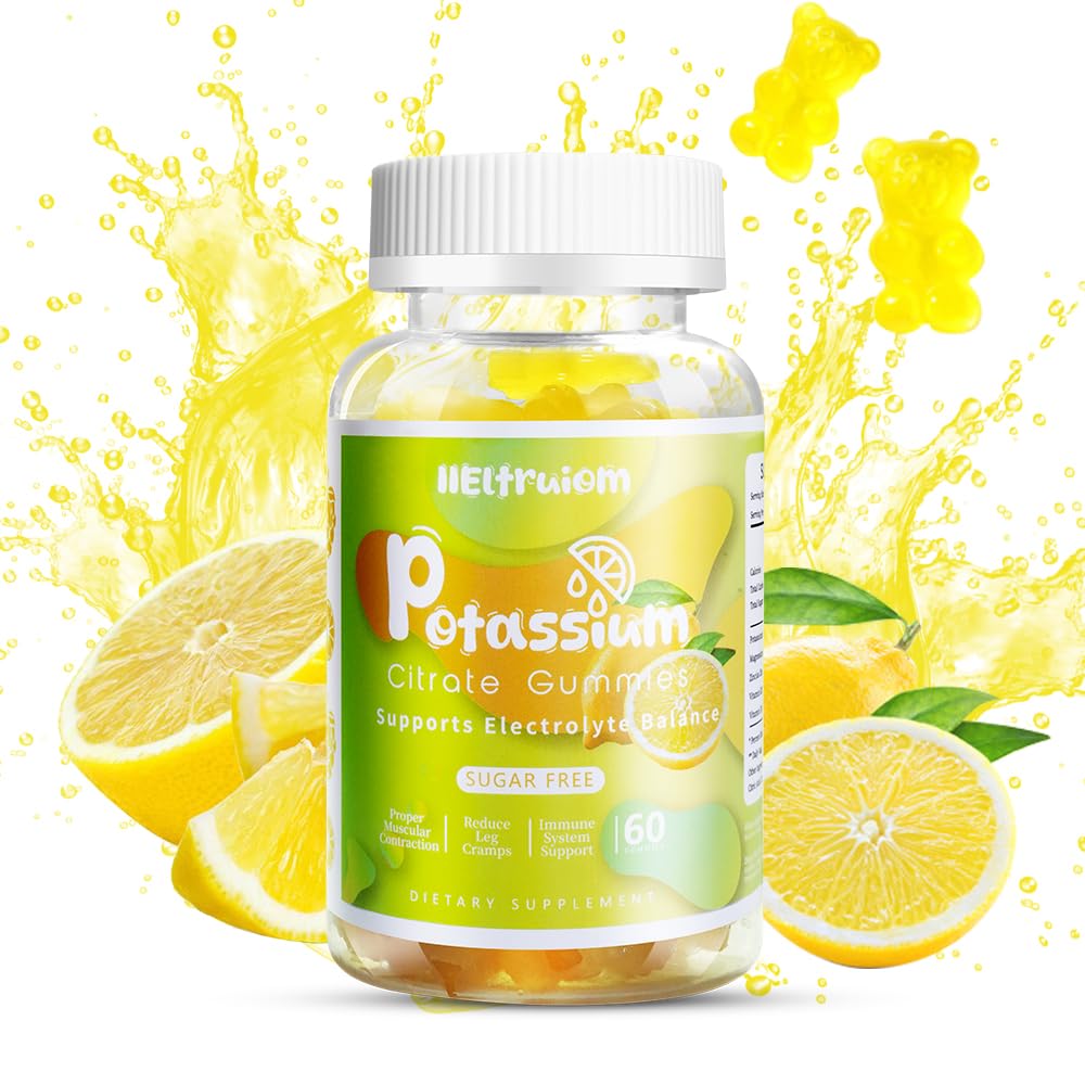 Potassium citrate gummies for muscle health