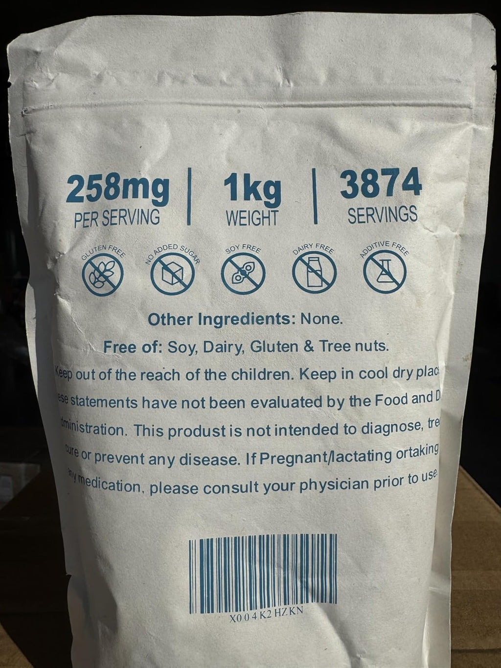 Potassium citrate powder for kidney support