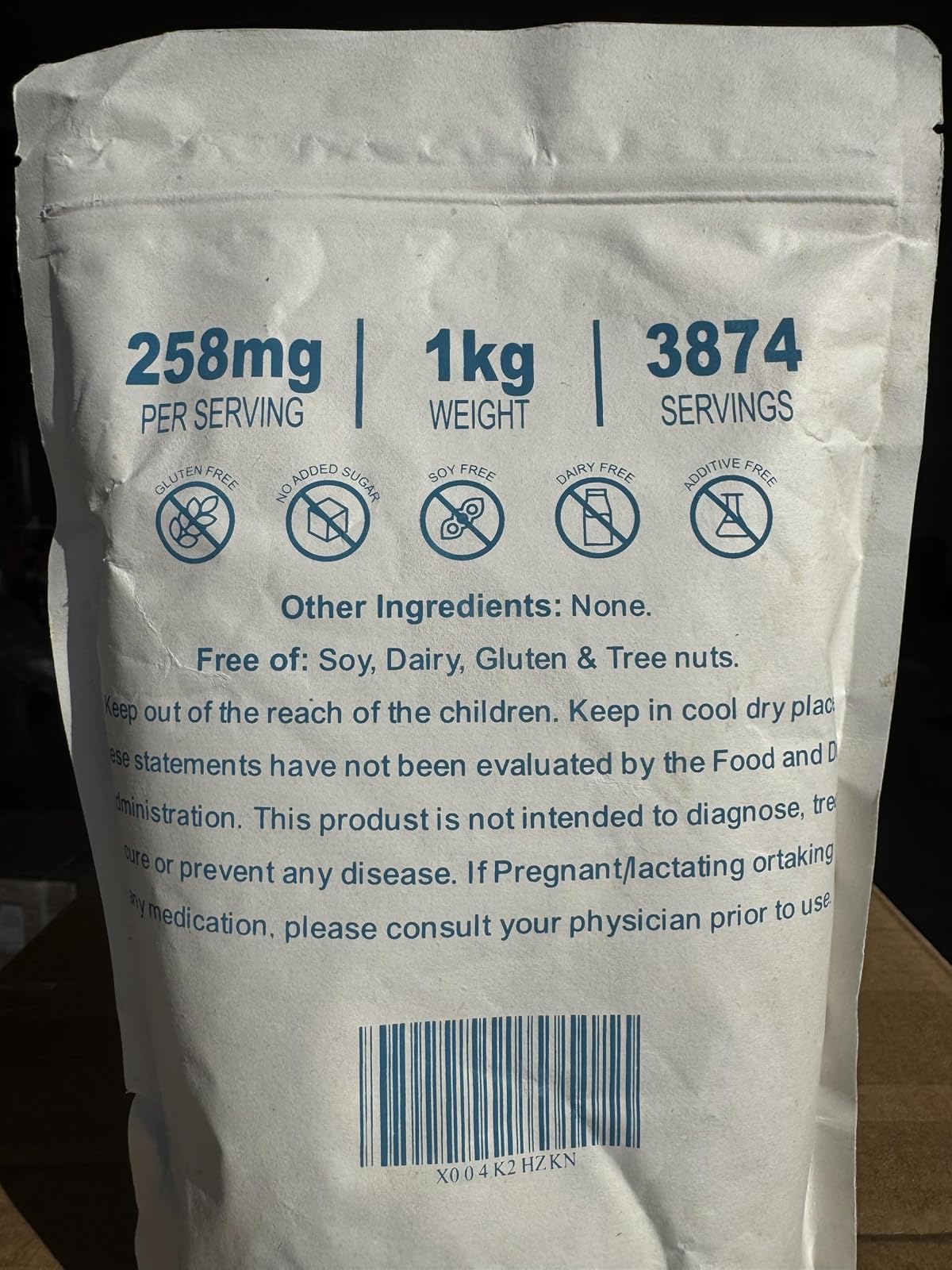 Potassium citrate powder for kidney support