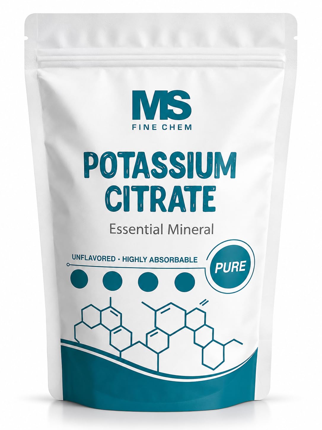 Potassium citrate powder for muscle health