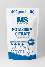 Potassium citrate powder for muscle health