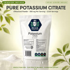 Potassium citrate powder for muscle support