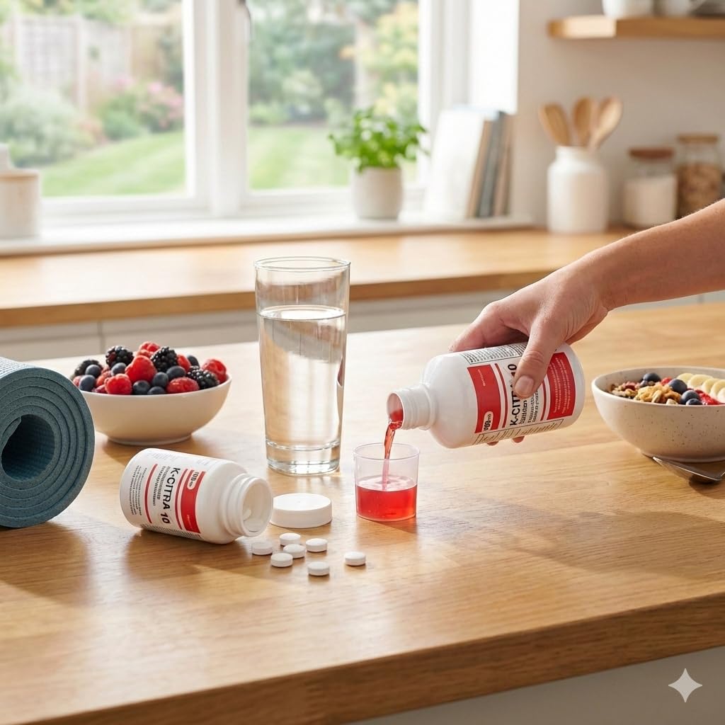 potassium citrate solution for hydration