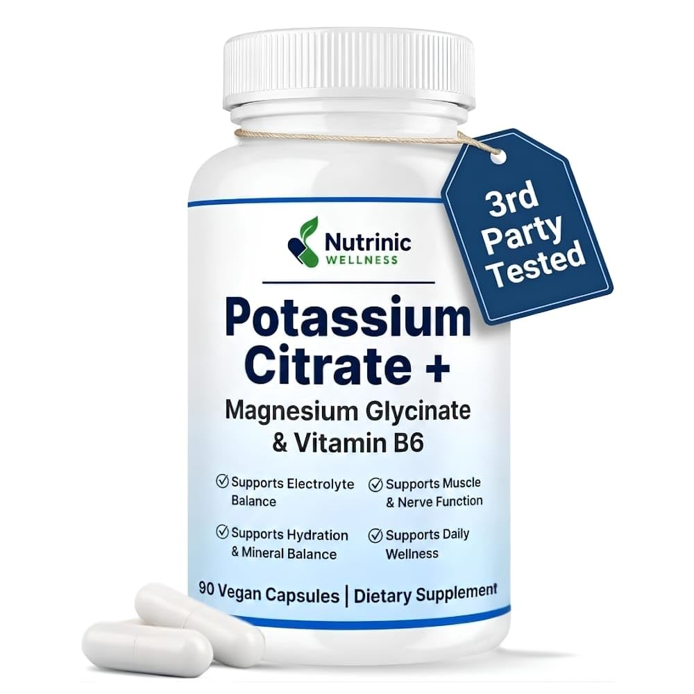 Potassium citrate supplement for wellness