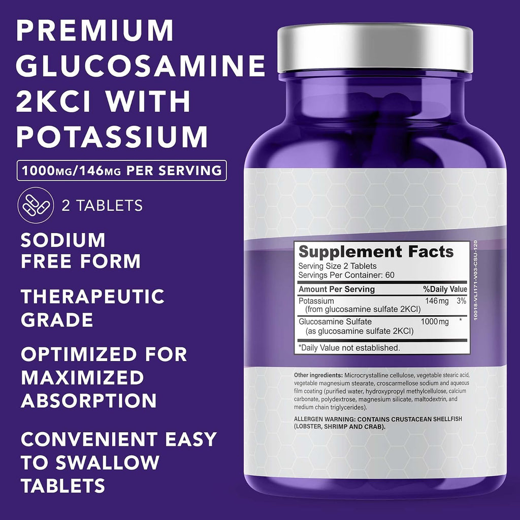 potassium enriched glucosamine tablets