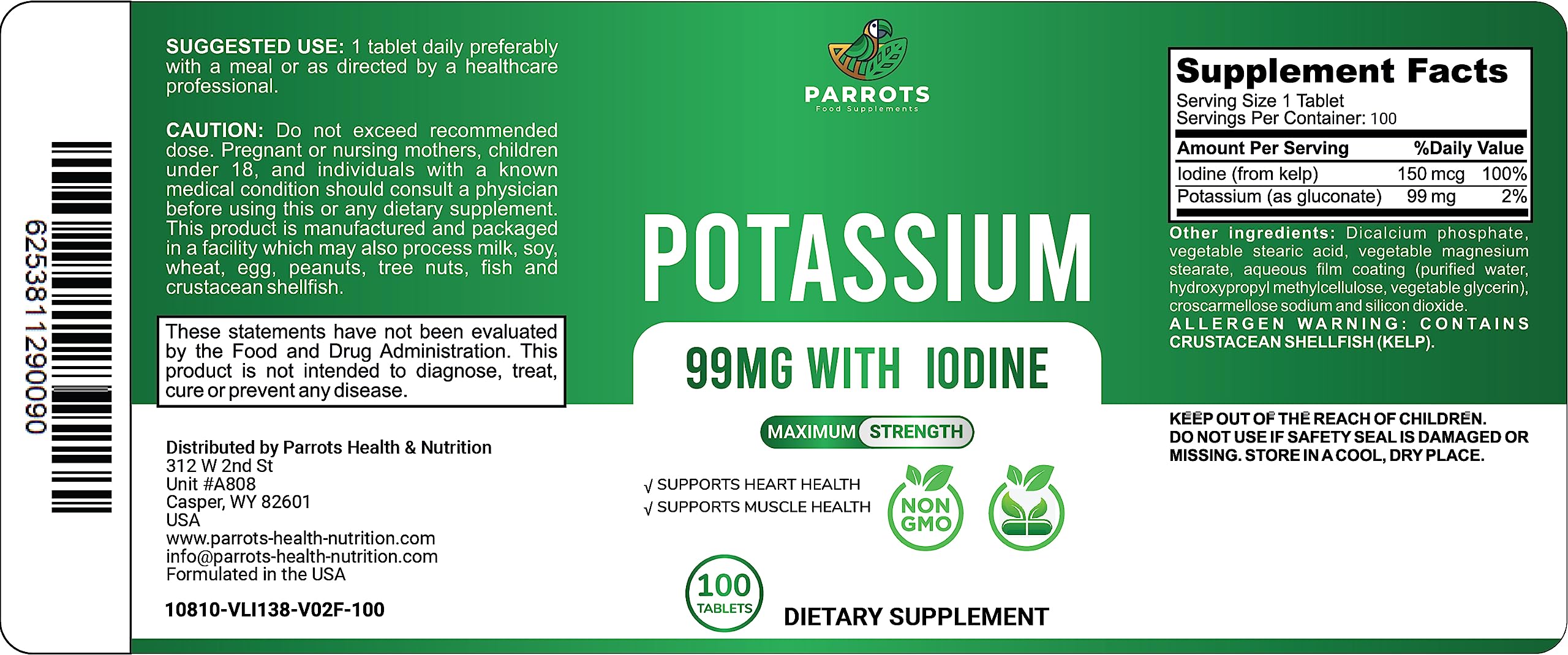 potassium for heart health and function