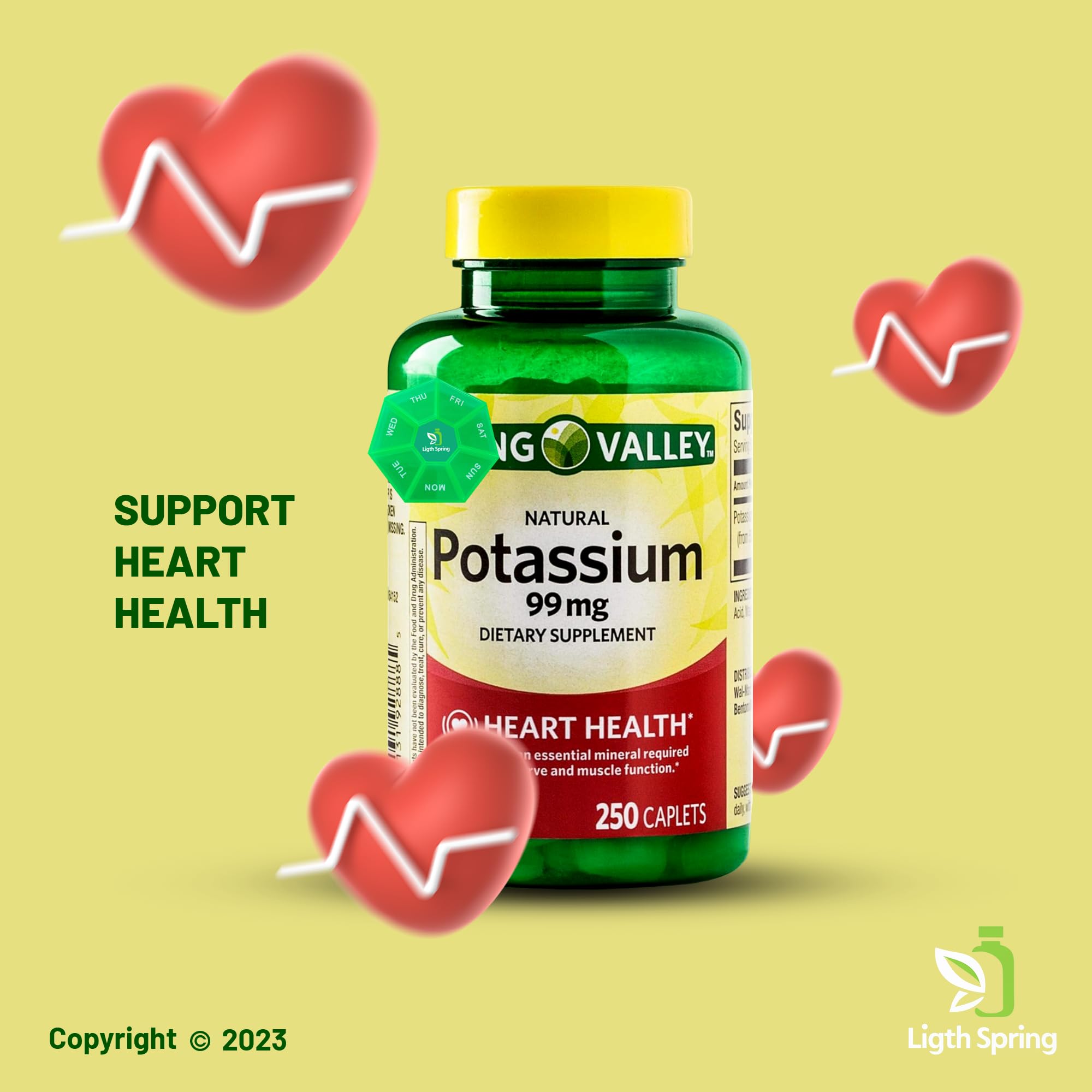 Potassium for hydration and wellness